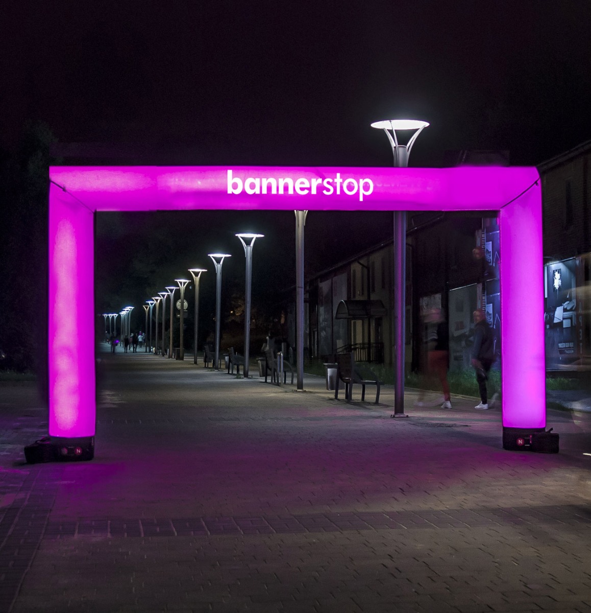 Torbogen günstig bedrucken | hochwertiges TPU Material - bannerstop