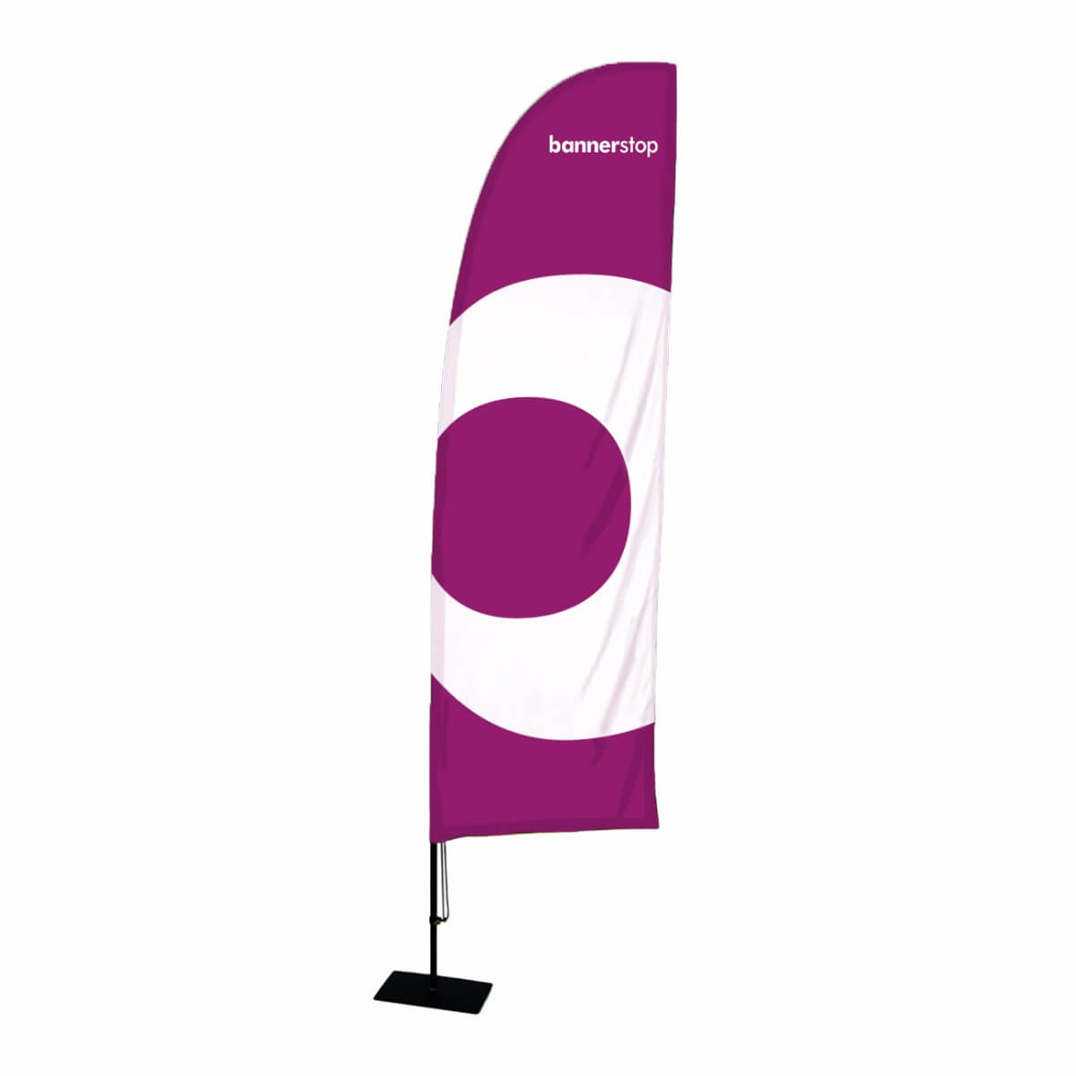 Bedruckte Beachflag Aus Recyceltem Fahnenstoff Bannerstop